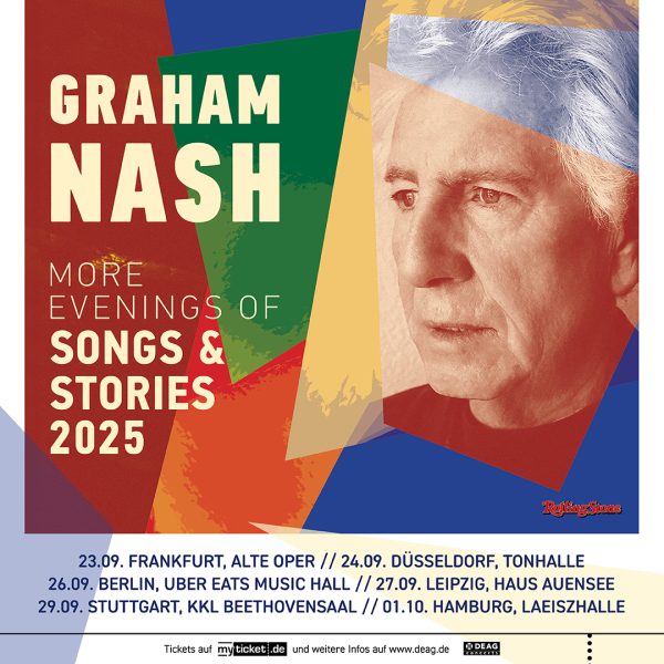 Graham Nash 2025 auf Deutschlandtournee - DEAG Entertainment